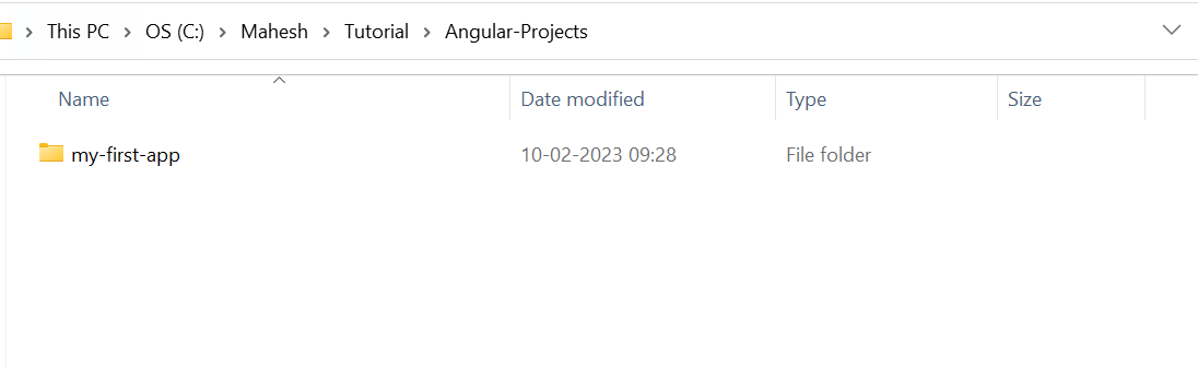 Writing First Angular Application – ChetasMind