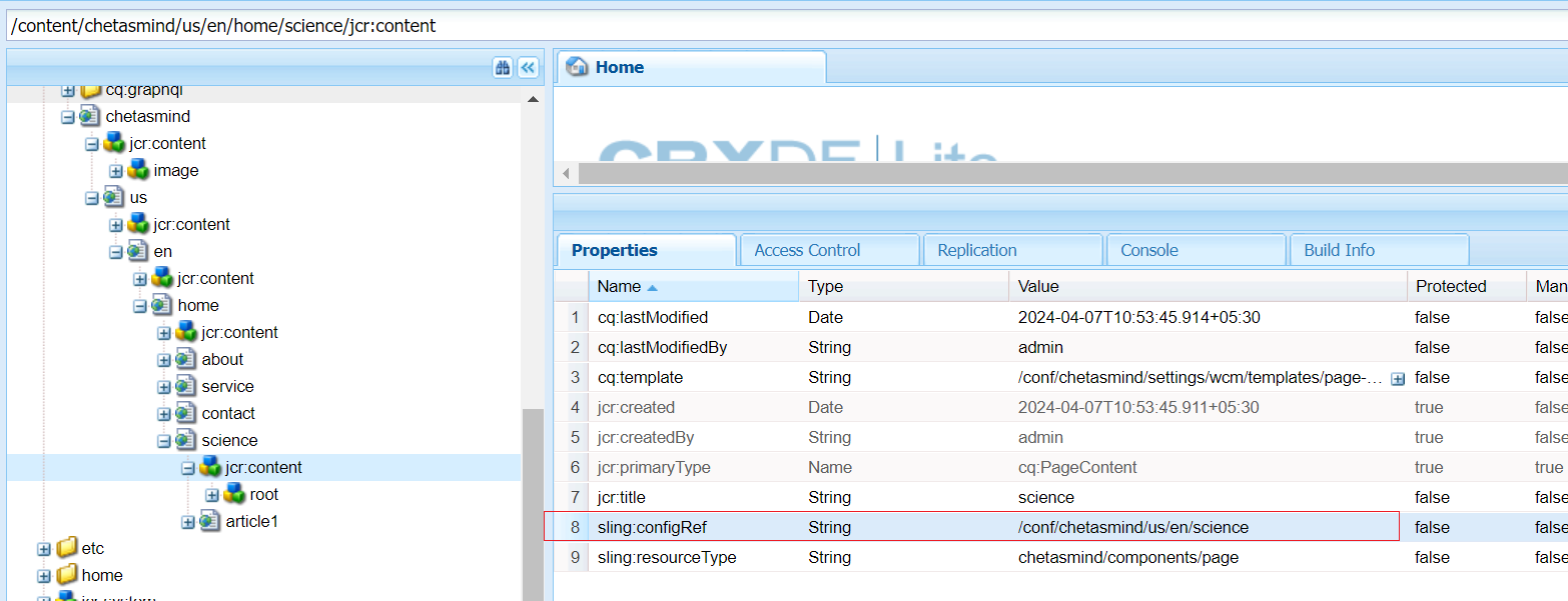 Sling Context Aware Configuration – ChetasMind
